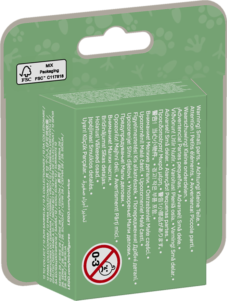 LEGO® Minifiguren Tiere Serie 28 - Bunte Steinewelt